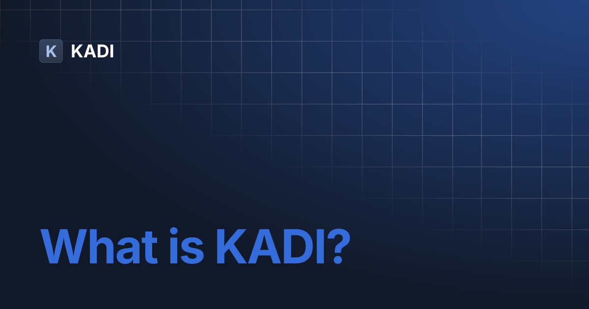 What is KADI? | KADI